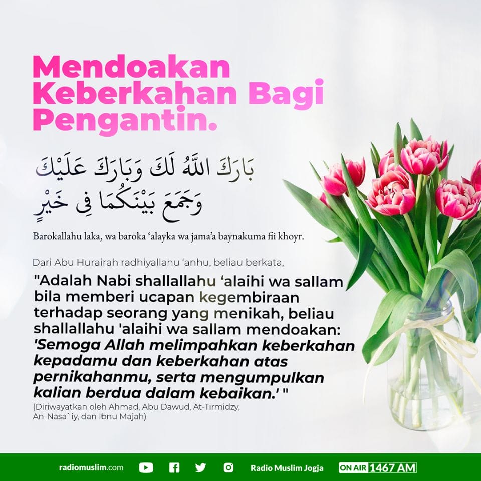 Doa Untuk Pengantin Muslim