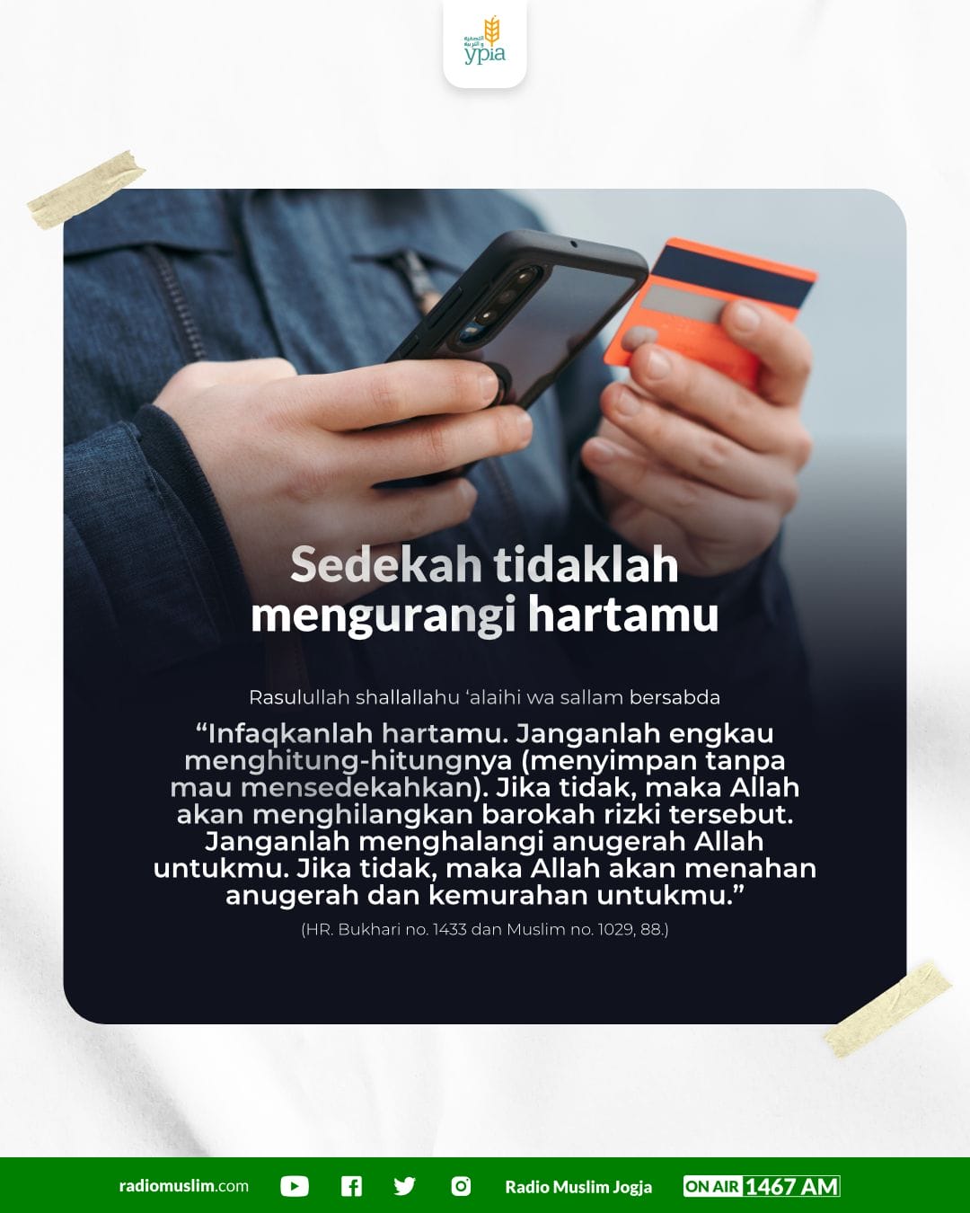 Sedekah tidaklah mengurangi hartamu! - Radio Muslim Jogja Sedekah tidaklah mengurangi hartamu! - Radio Muslim Jogja