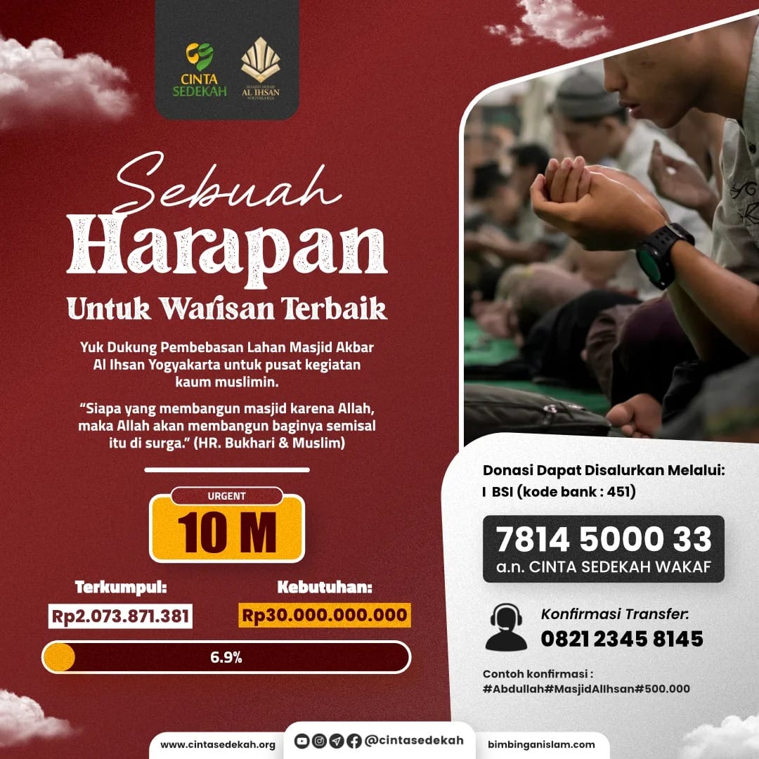 Donasi Pembangunan Masjid SEBUAH HARAPANUNTUK WARISAN TERBAIK - Radio Muslim Jogja
