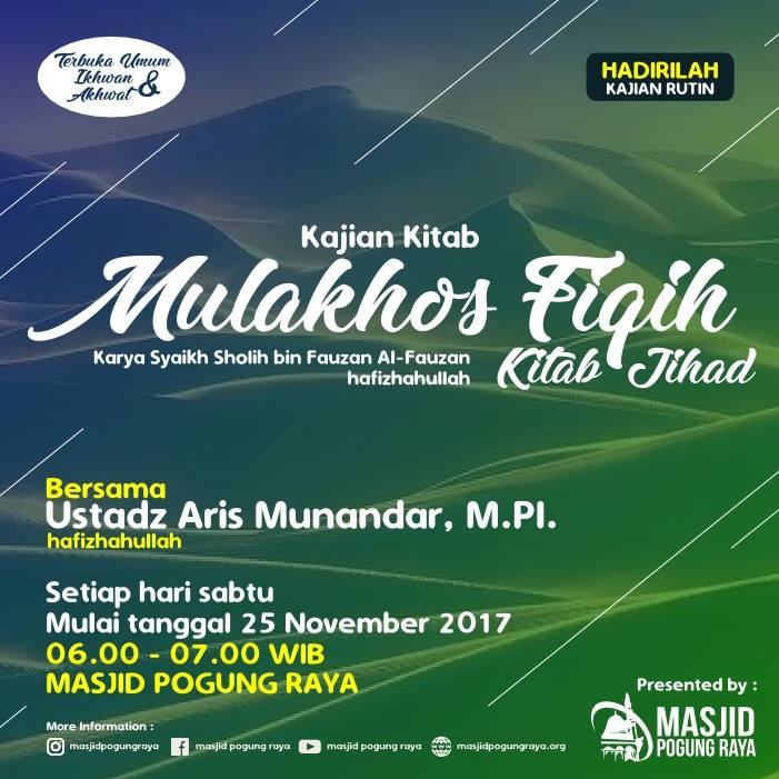 Fiqih Kitab Jihad - kitab al Mulakhkhash al Fiqhi karya Syaikh Shalih ...