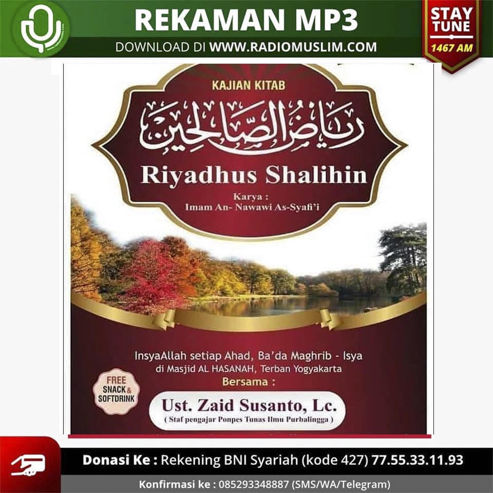 Rekaman Kajian Ahad Petang – Rasa Takut - Radio Muslim Jogja