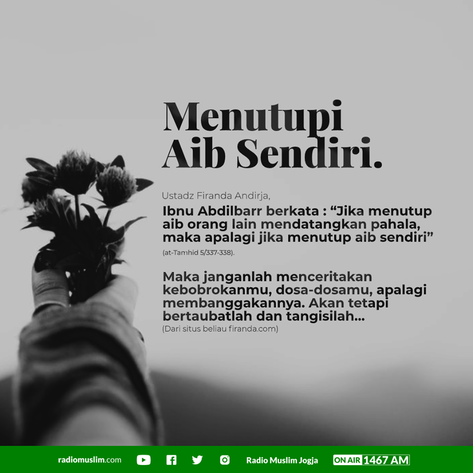 Menutup Aib Sendiri - Radio Muslim Jogja
