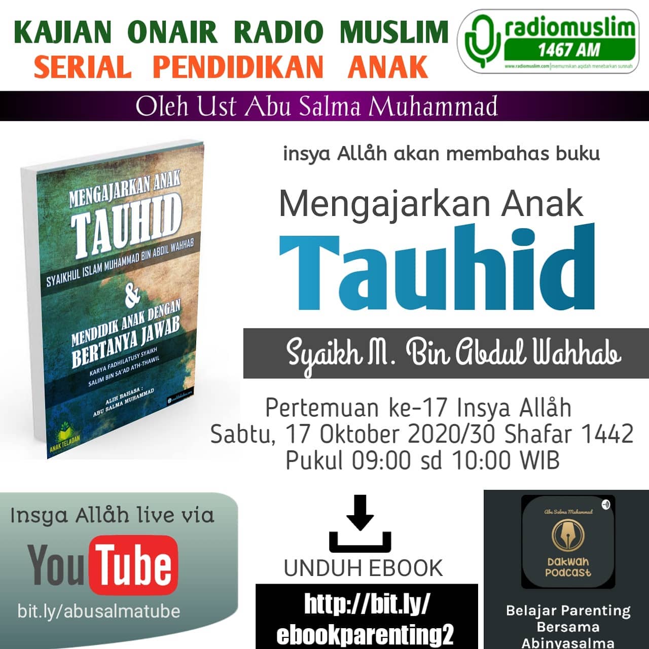 Kajian Spesial Parenting Anak – Pertemuan ke-17 – Mengajarkan Anak ...