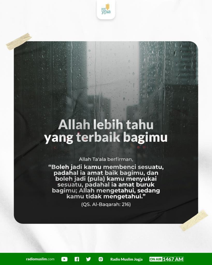 Allah memberikan yang terbaik