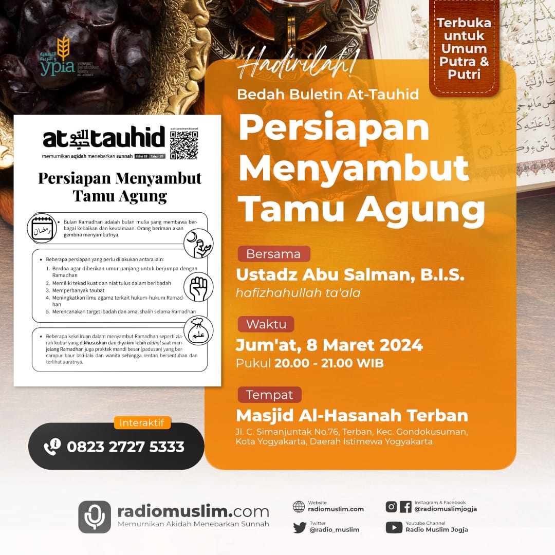 Persiapan Menyambut Tamu Agung - Radio Muslim Jogja