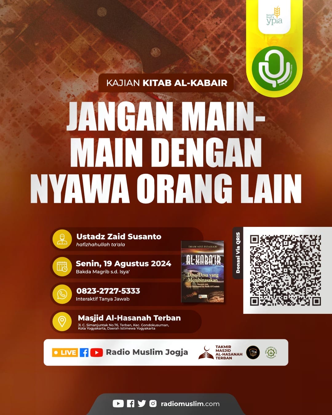 Dosa-dosa Besar - Jangan Main-main dengan Nyawa Orang Lain - Radio ...